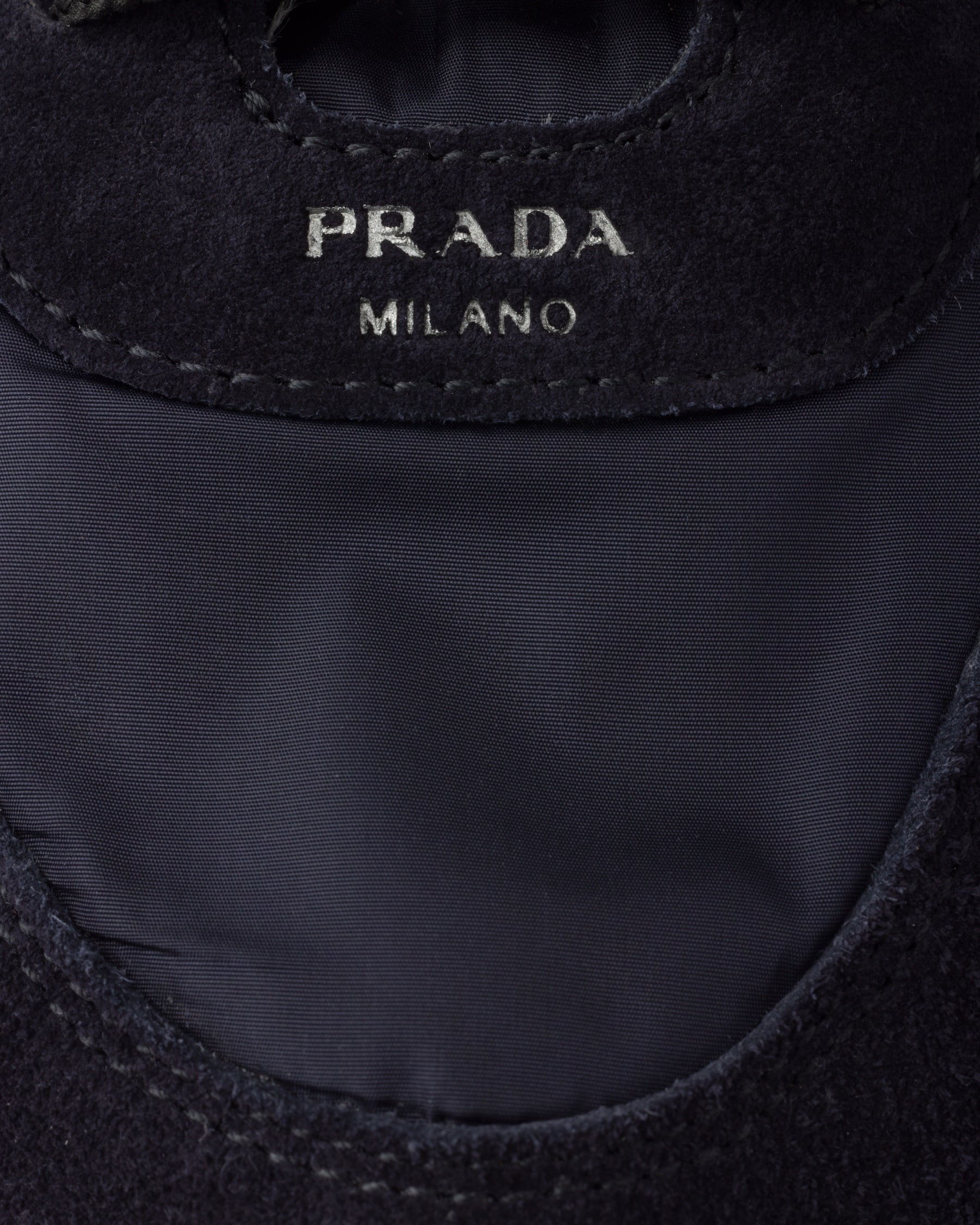 Navy Collapse Re-nylon And Suede Sneakers | PRADA