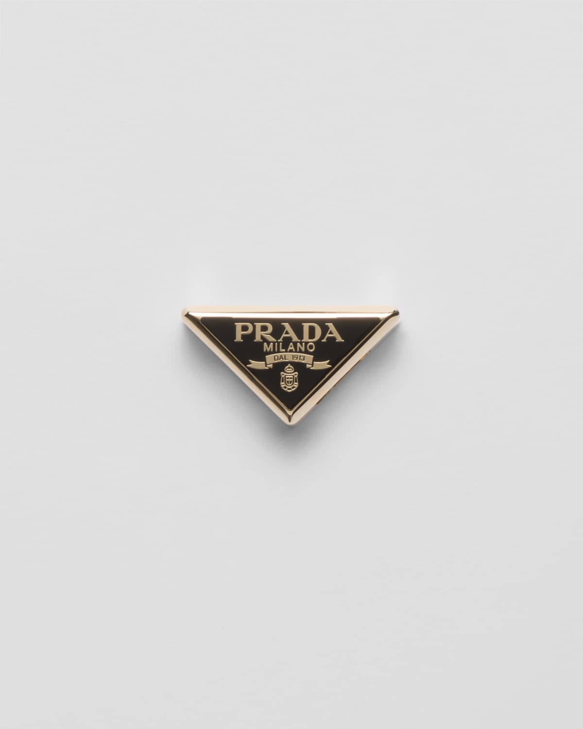 Black Metal Scarf Clip | PRADA