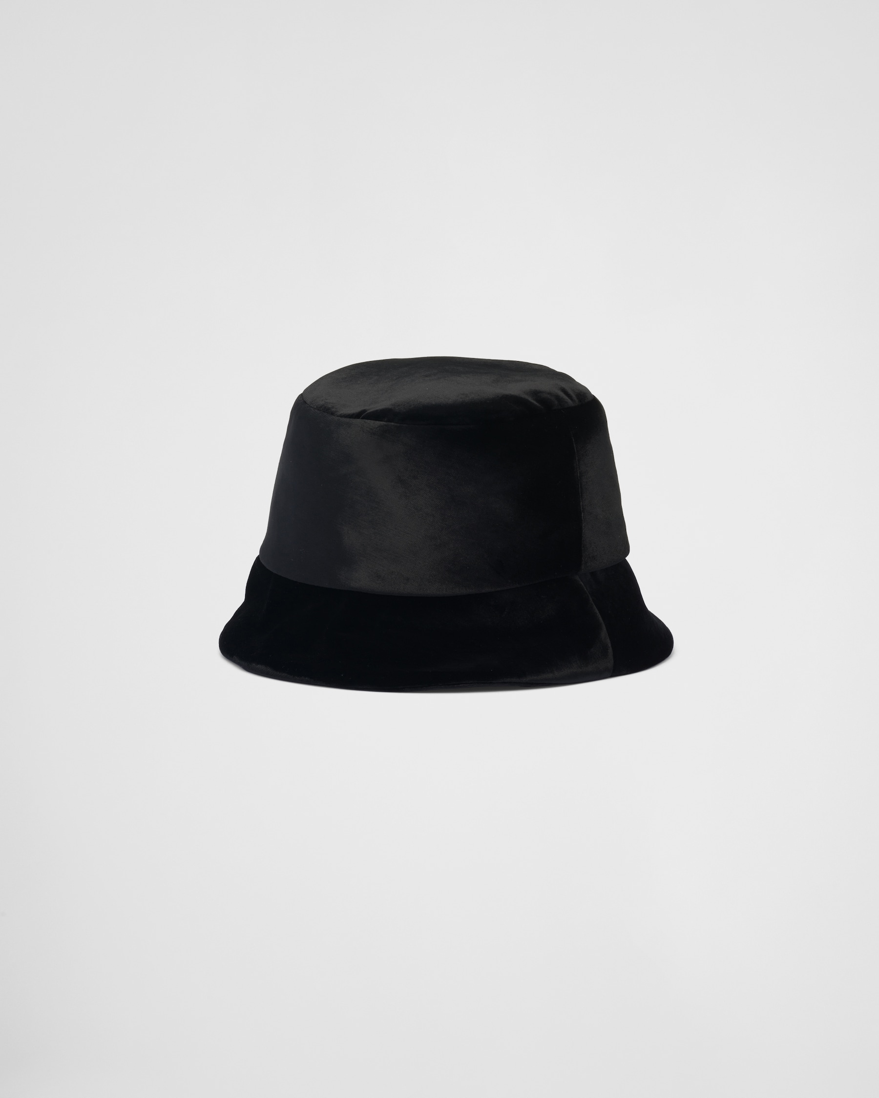 Black Velvet Bucket Hat | PRADA