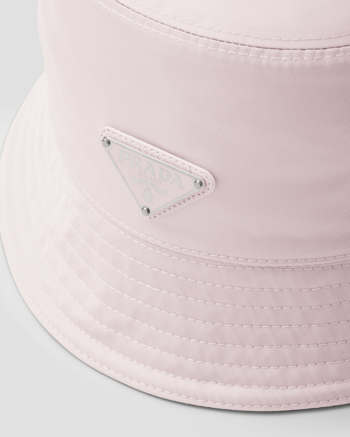 Alabaster Pink Re-nylon Bucket Hat | PRADA