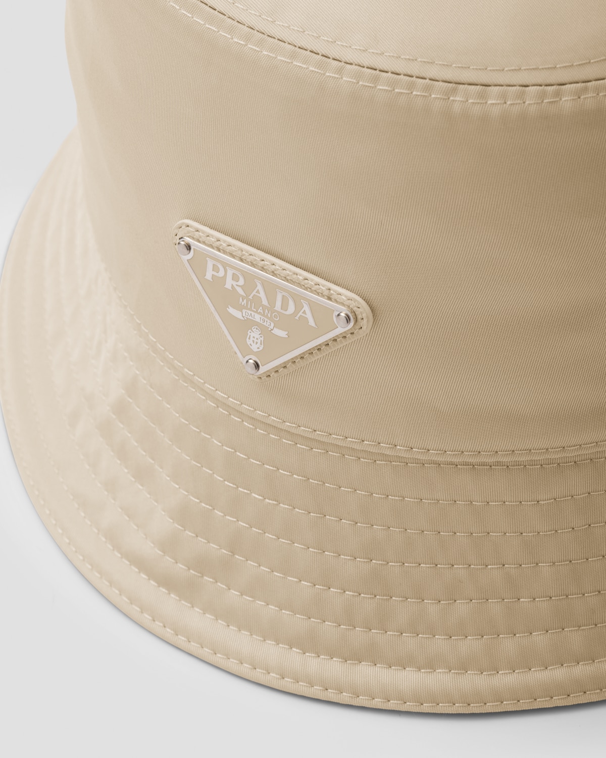 Desert Beige Re-nylon Bucket Hat | PRADA