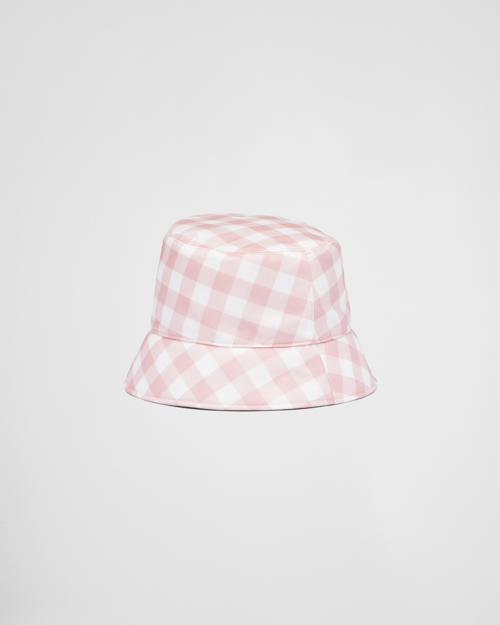 Alabaster Pink Printed Re-nylon Bucket Hat | PRADA