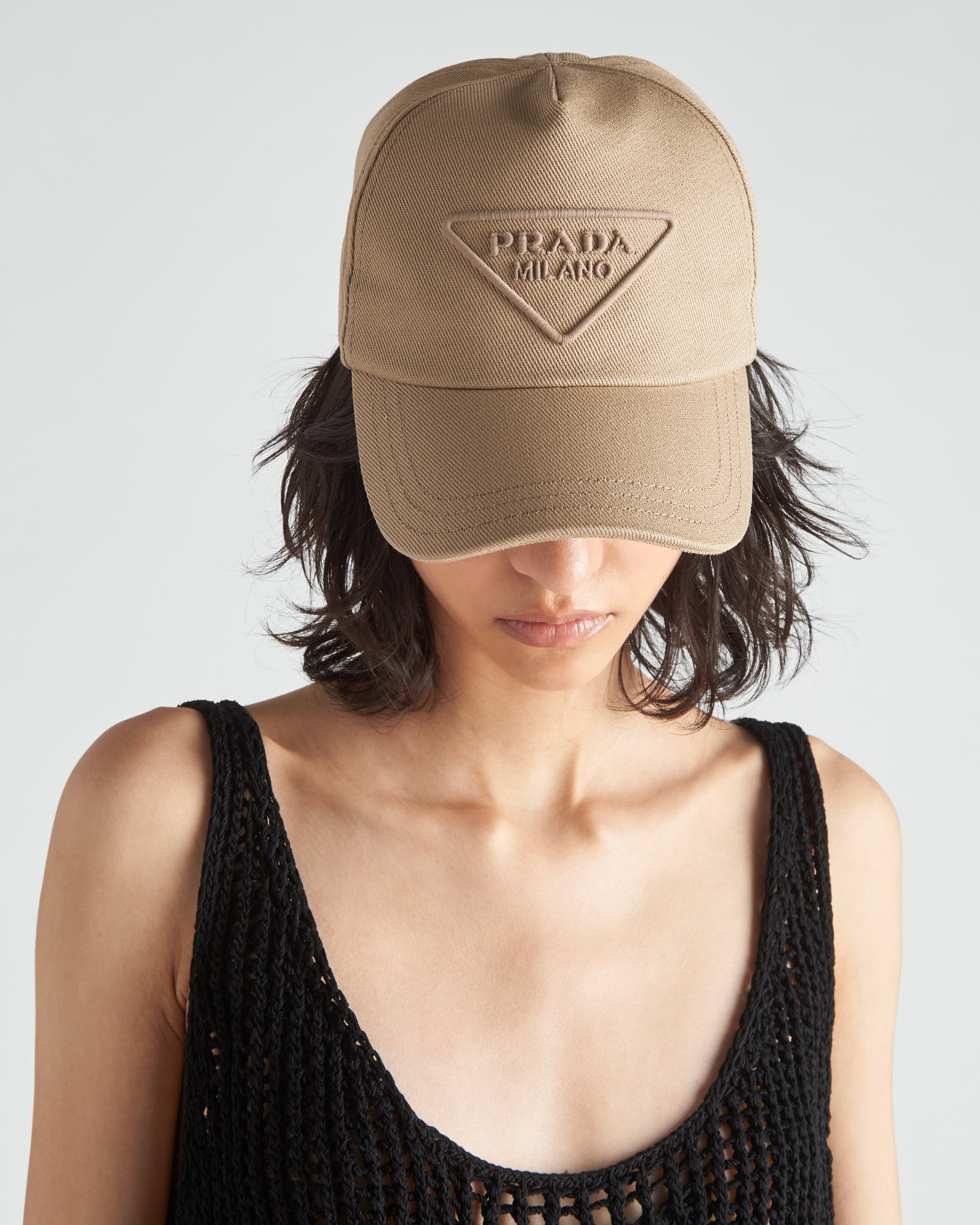 Khaki Drill baseball cap | Prada