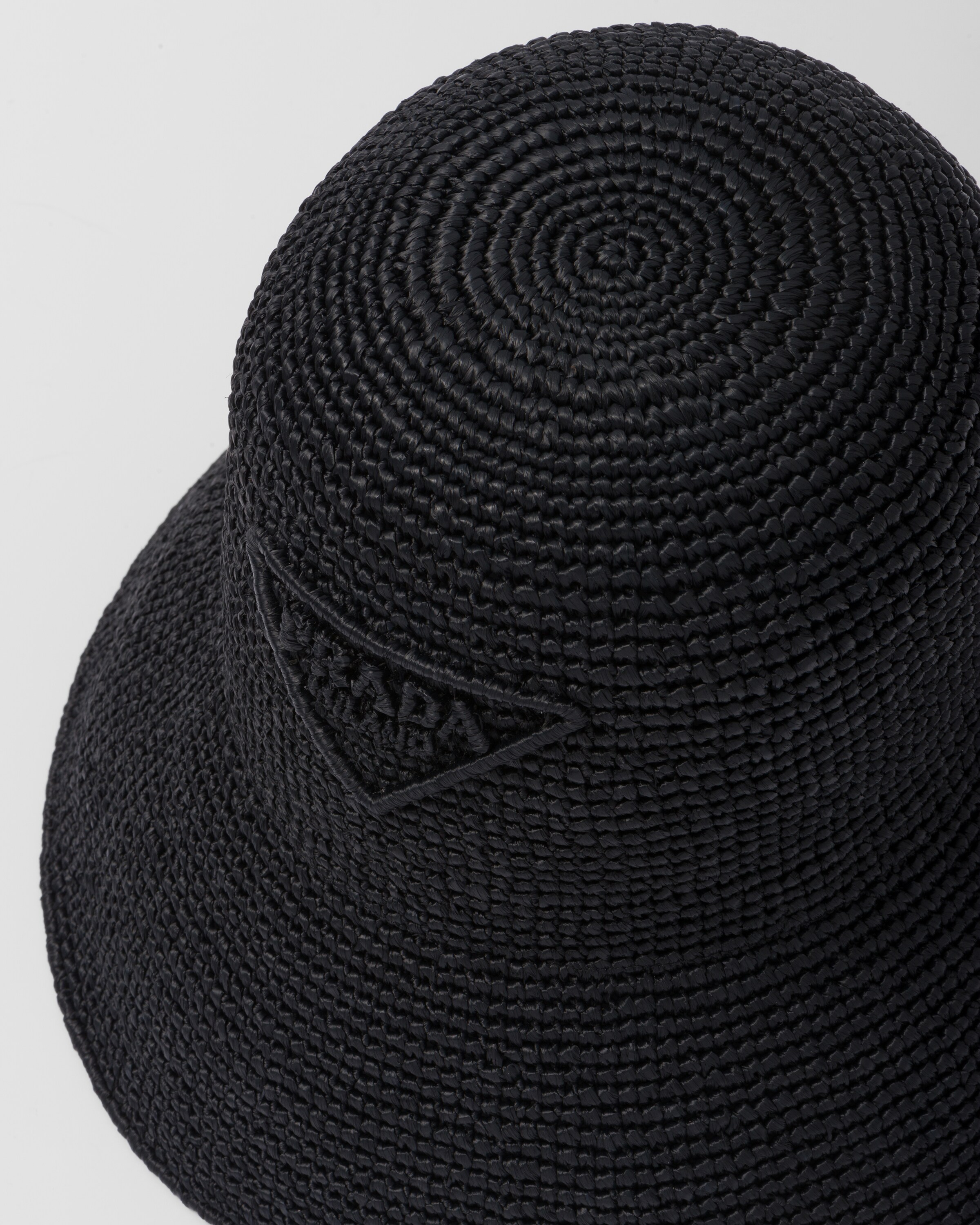 Black Raffia hat | Prada
