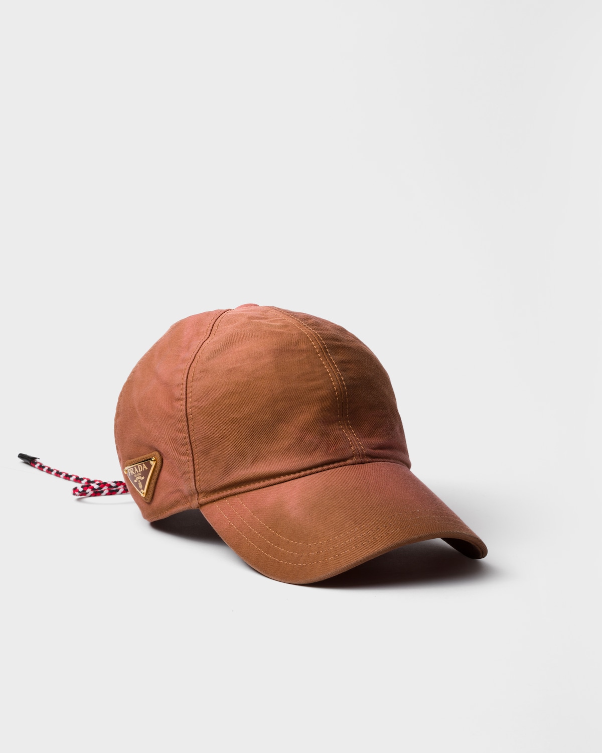 Caramel Cotton Baseball Cap | PRADA