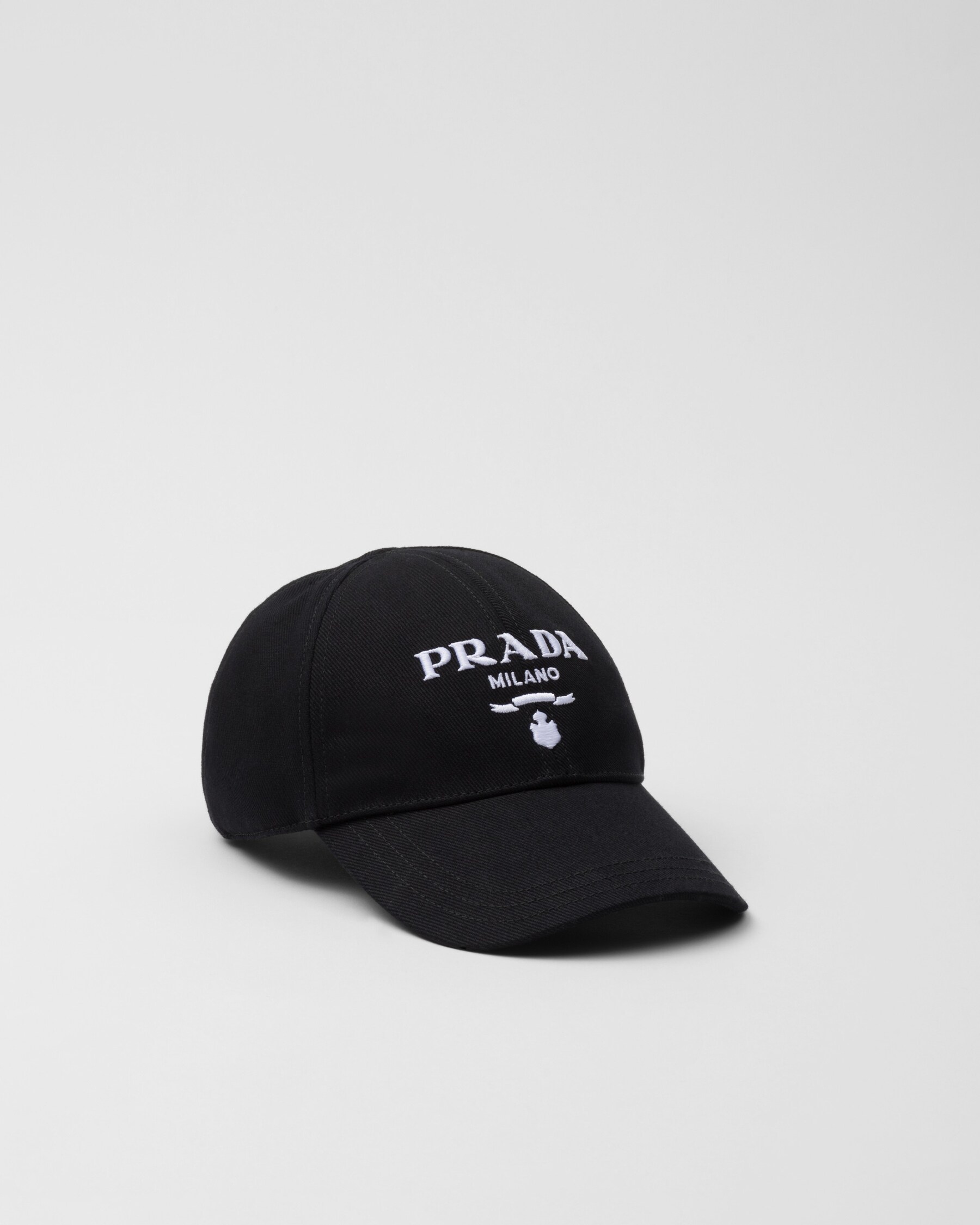 Black Drill Baseball Cap | PRADA