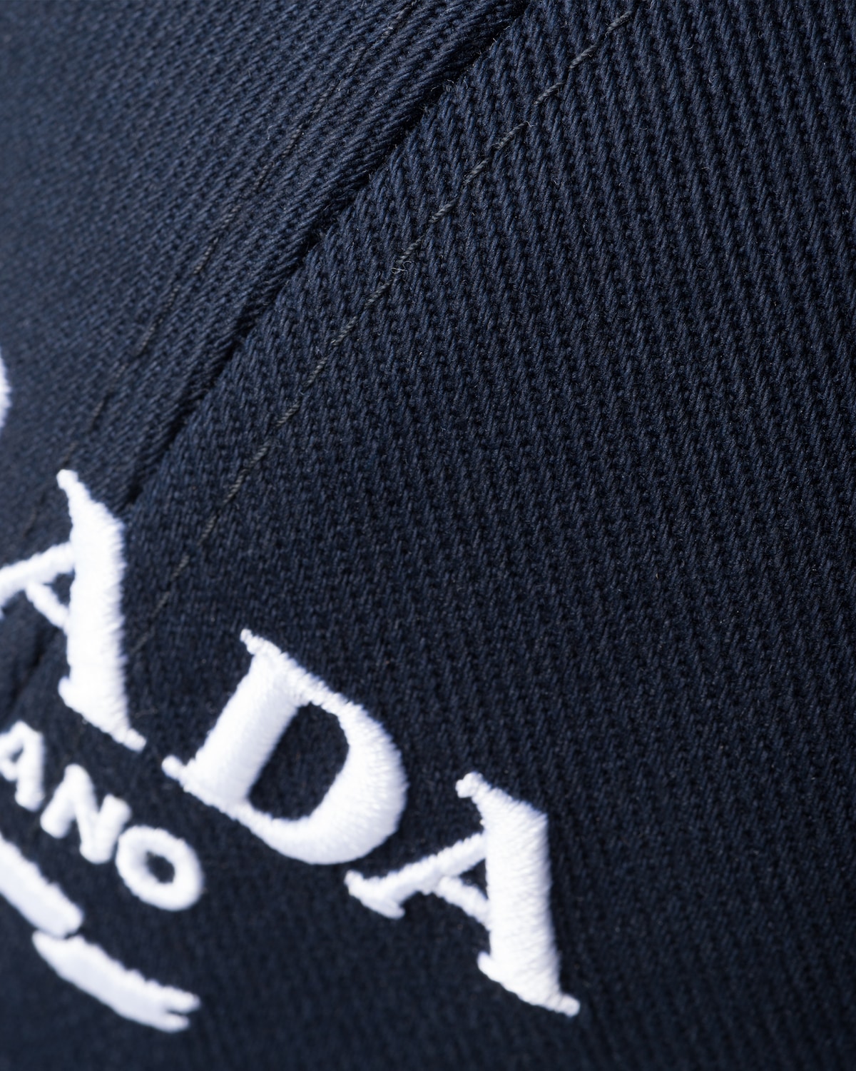 Navy Drill Baseball Cap | PRADA