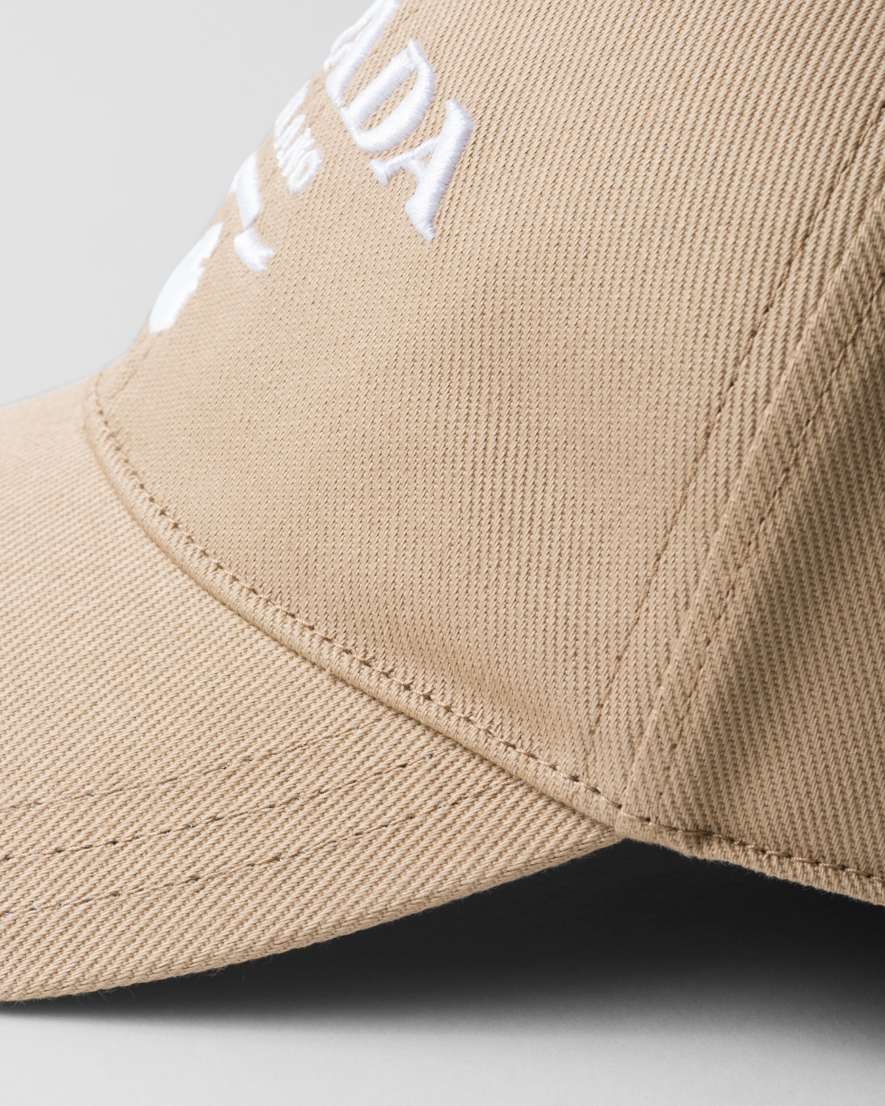 Khaki Drill Baseball Cap | PRADA