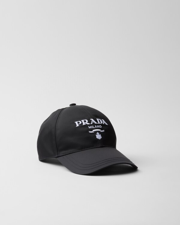 Black/white Re-nylon Baseball Cap | PRADA