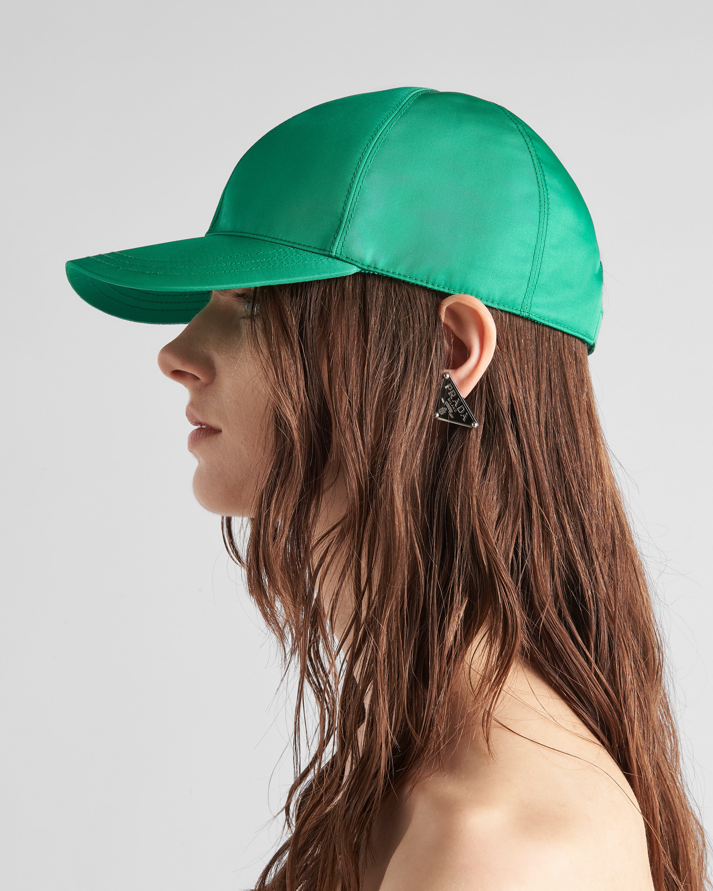 Mint Green Re-Nylon baseball cap | Prada