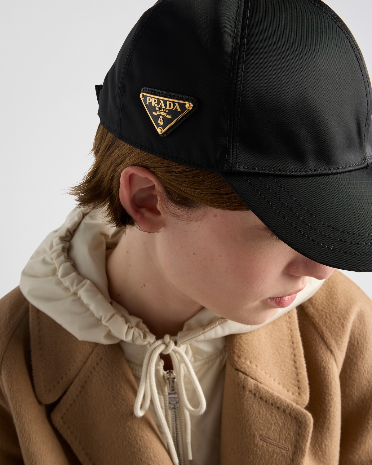 Black Re-nylon Baseball Cap | PRADA