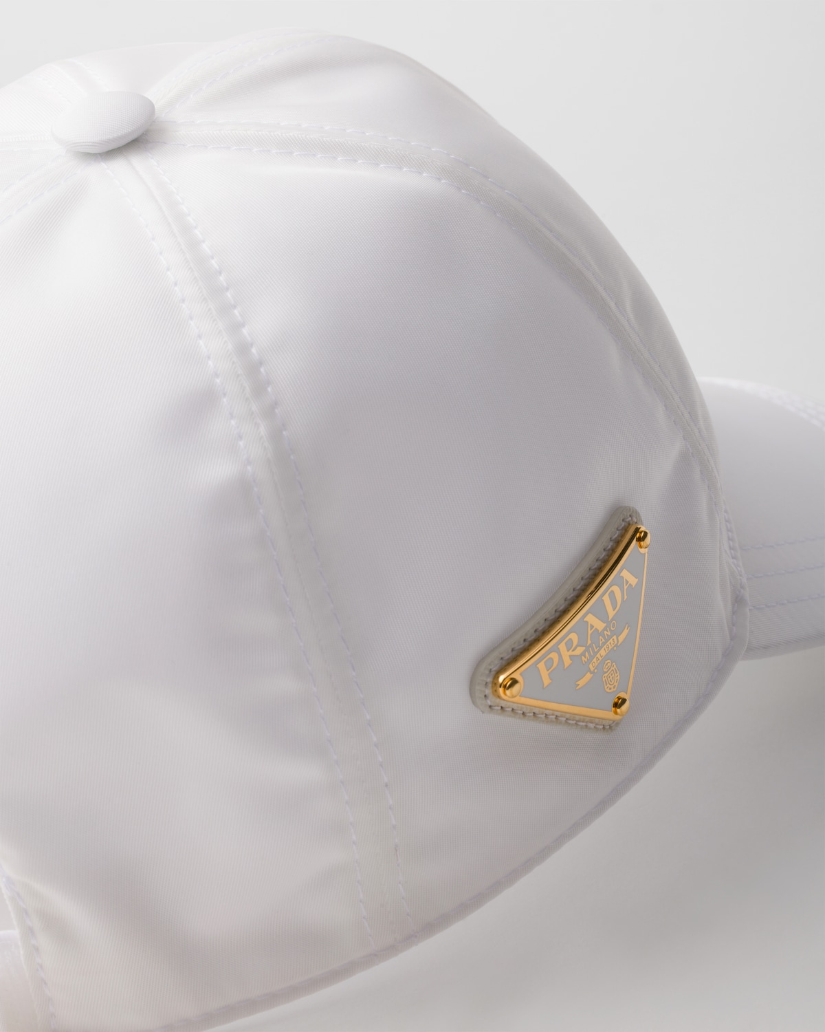 White Re-nylon Baseball Cap | PRADA