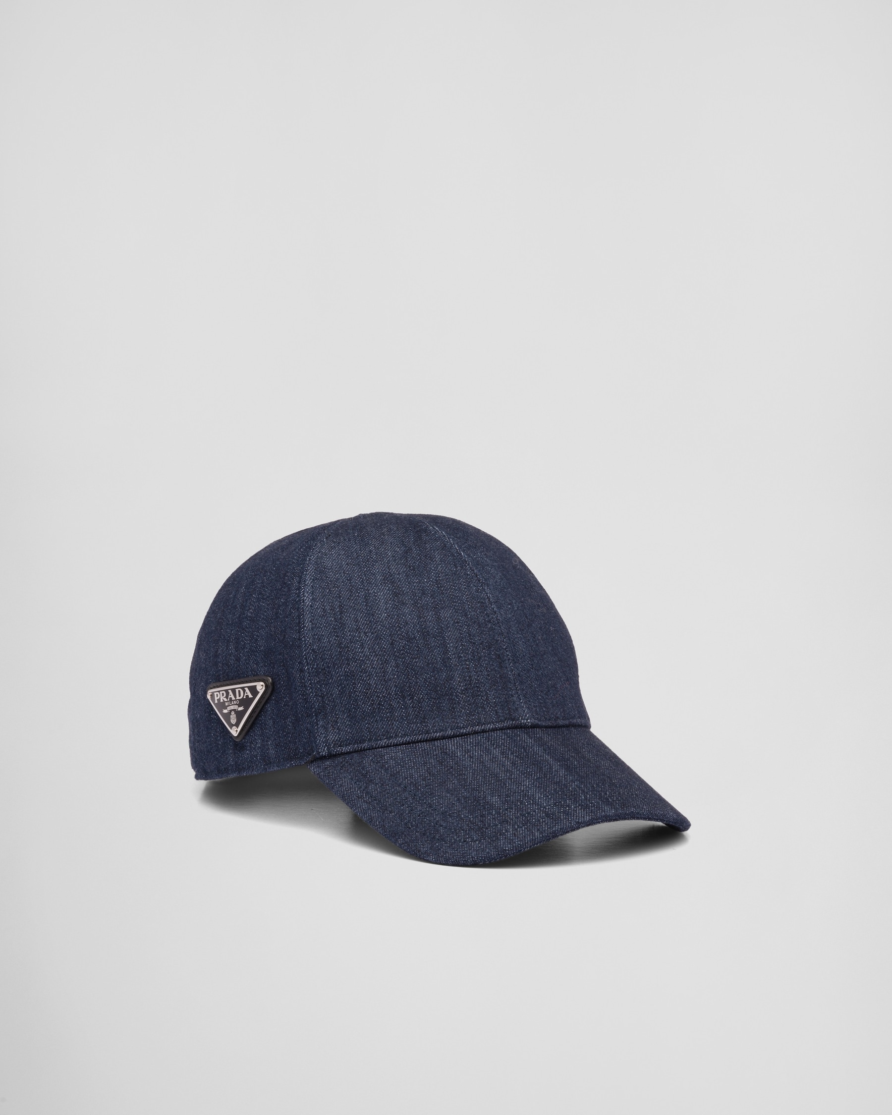 Navy Denim Baseball Cap | PRADA