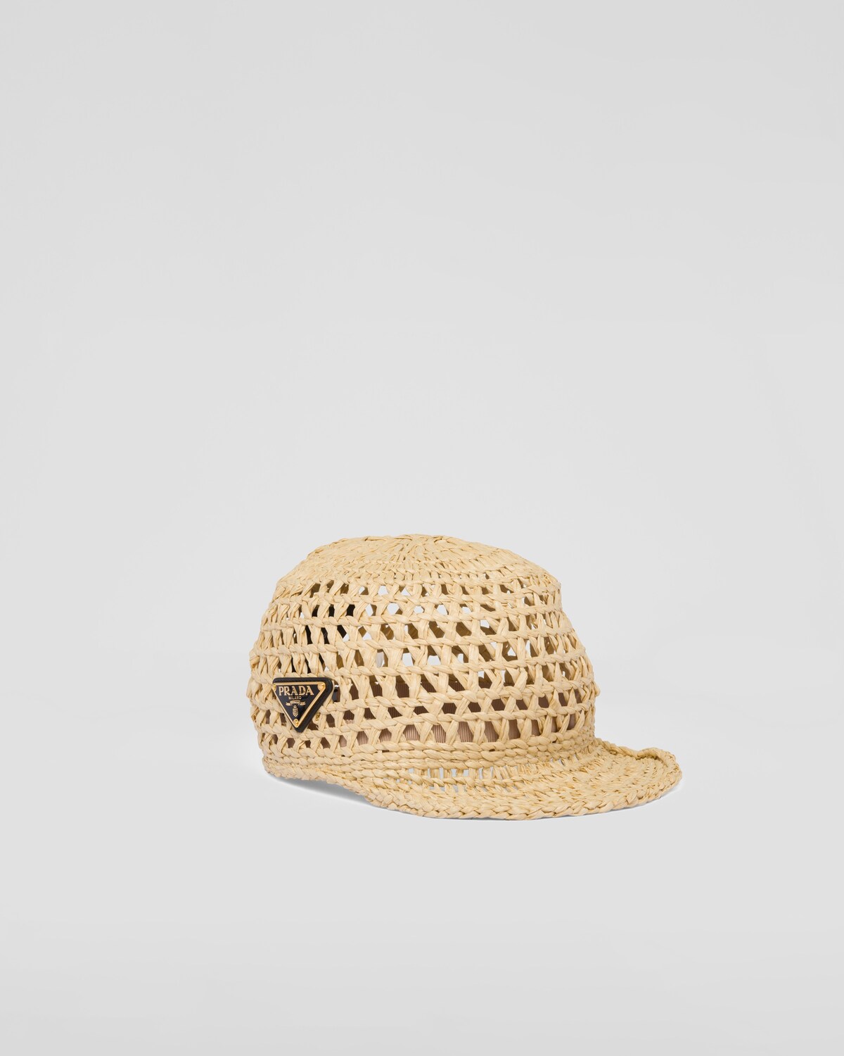 Natural Crochet Visor Cap | PRADA