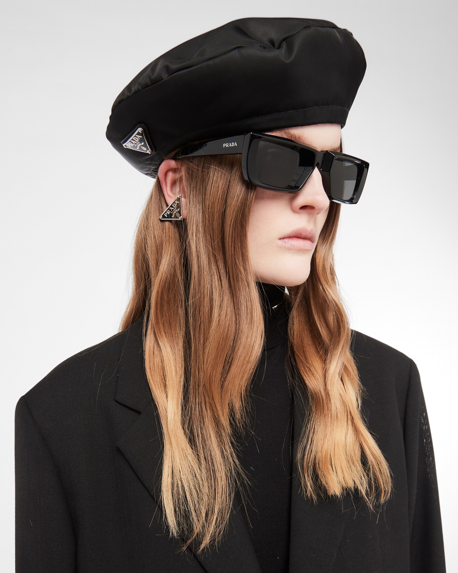 Black Re-nylon Hat | PRADA