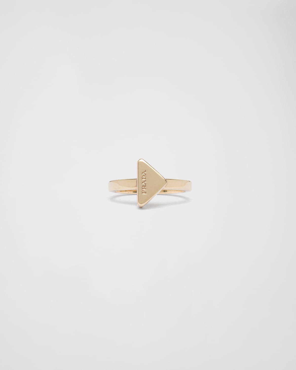 Gold Metal Ring | PRADA