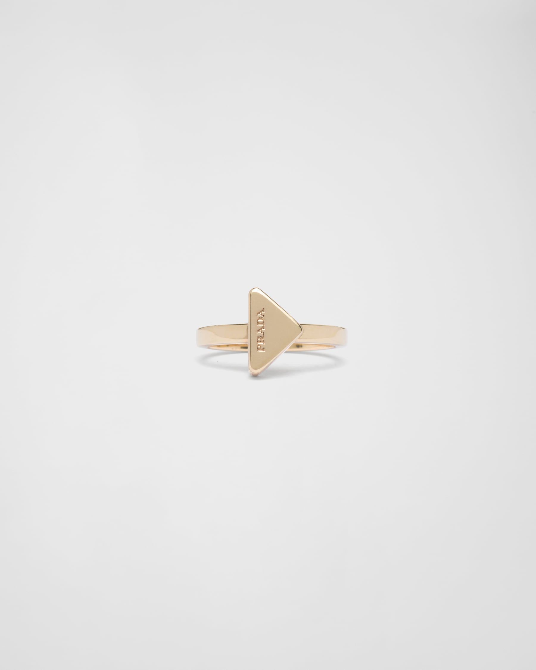 Gold Metal Ring | PRADA