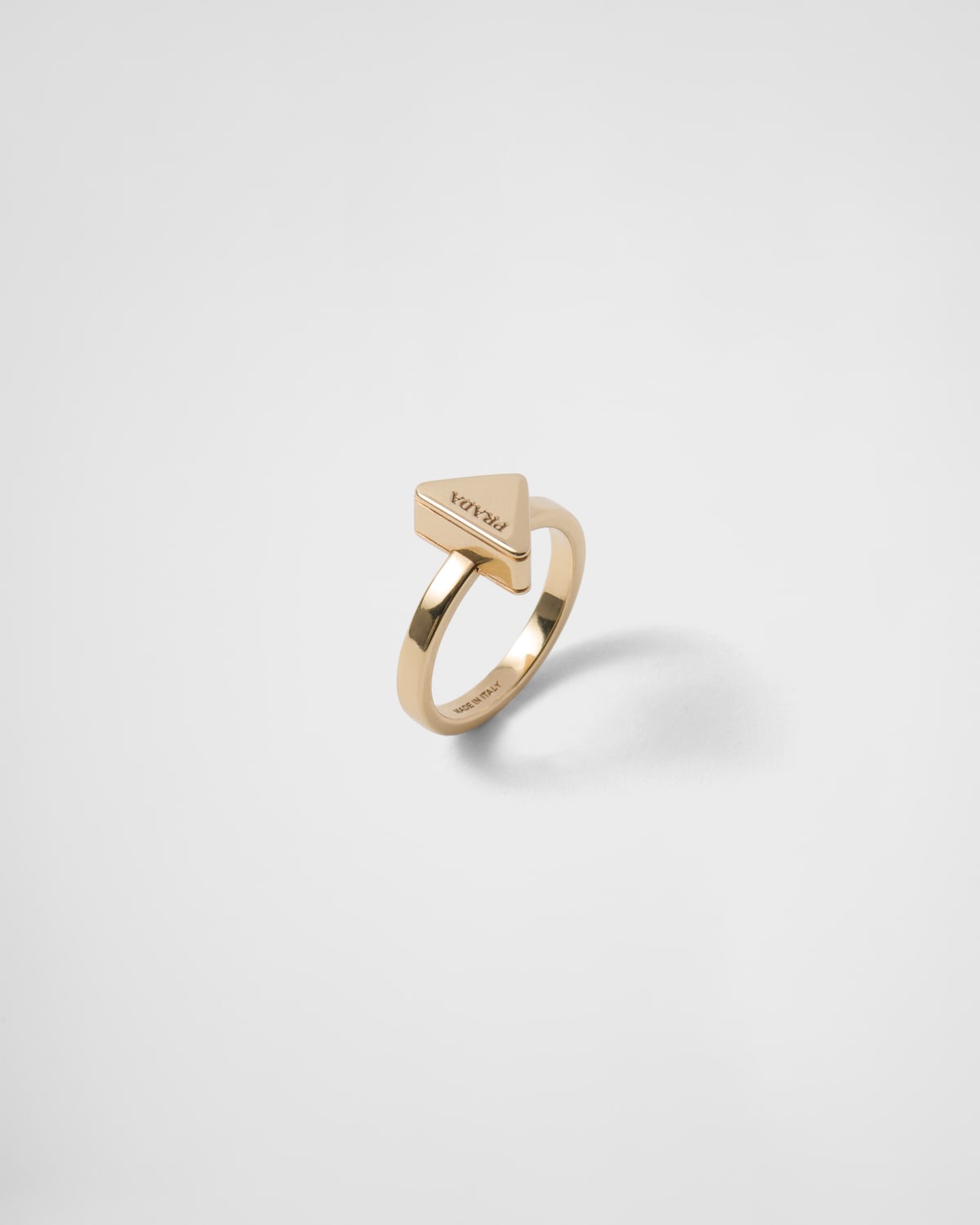 Gold Metal Ring | PRADA
