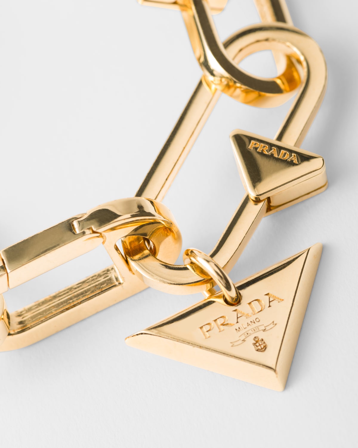 Gold Metal Bracelet | PRADA
