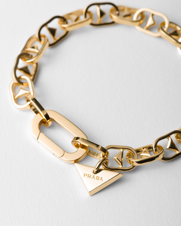 Gold Metal Bracelet | PRADA