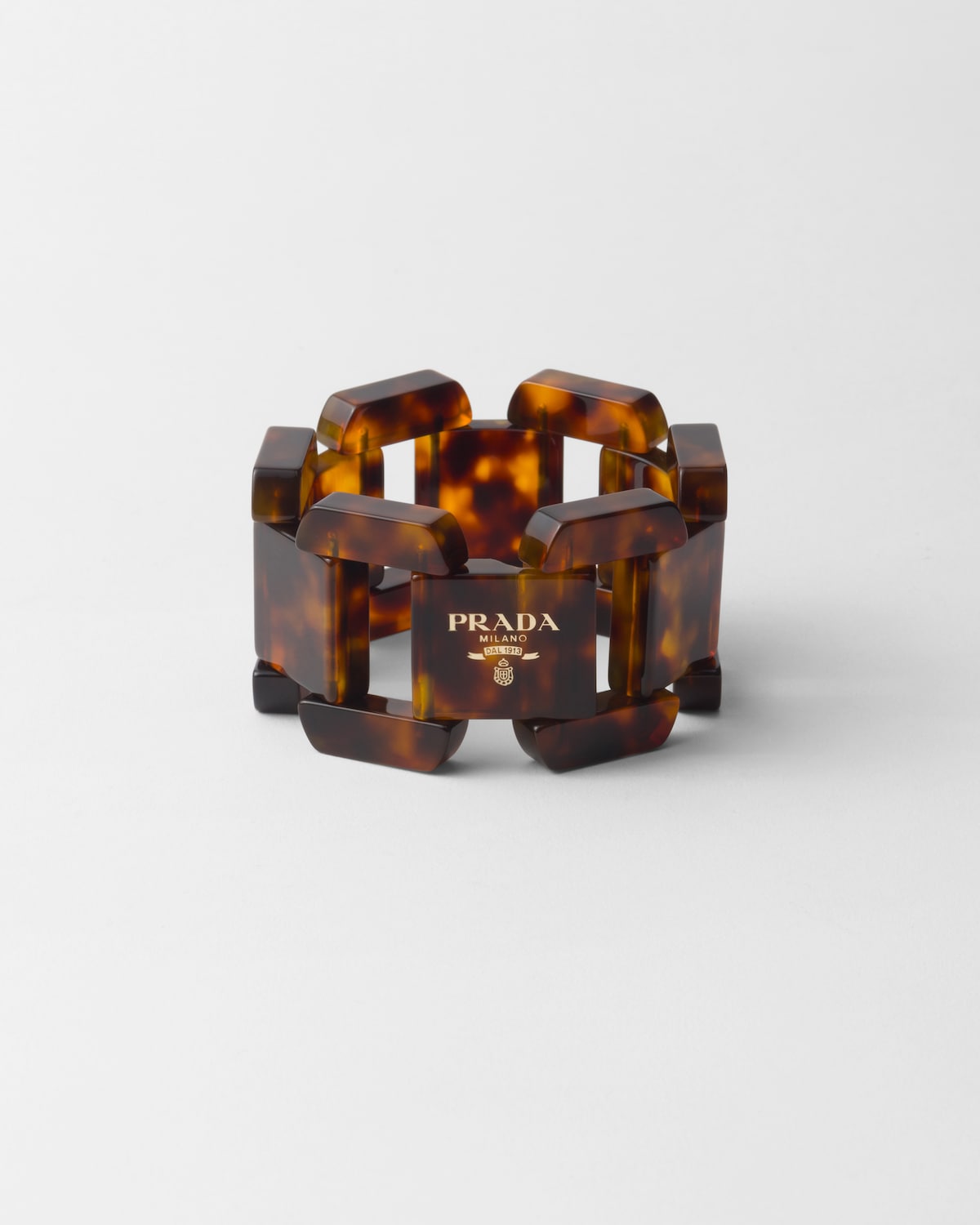 Honey/tortoiseshell Plexiglas Bracelet | PRADA - United States