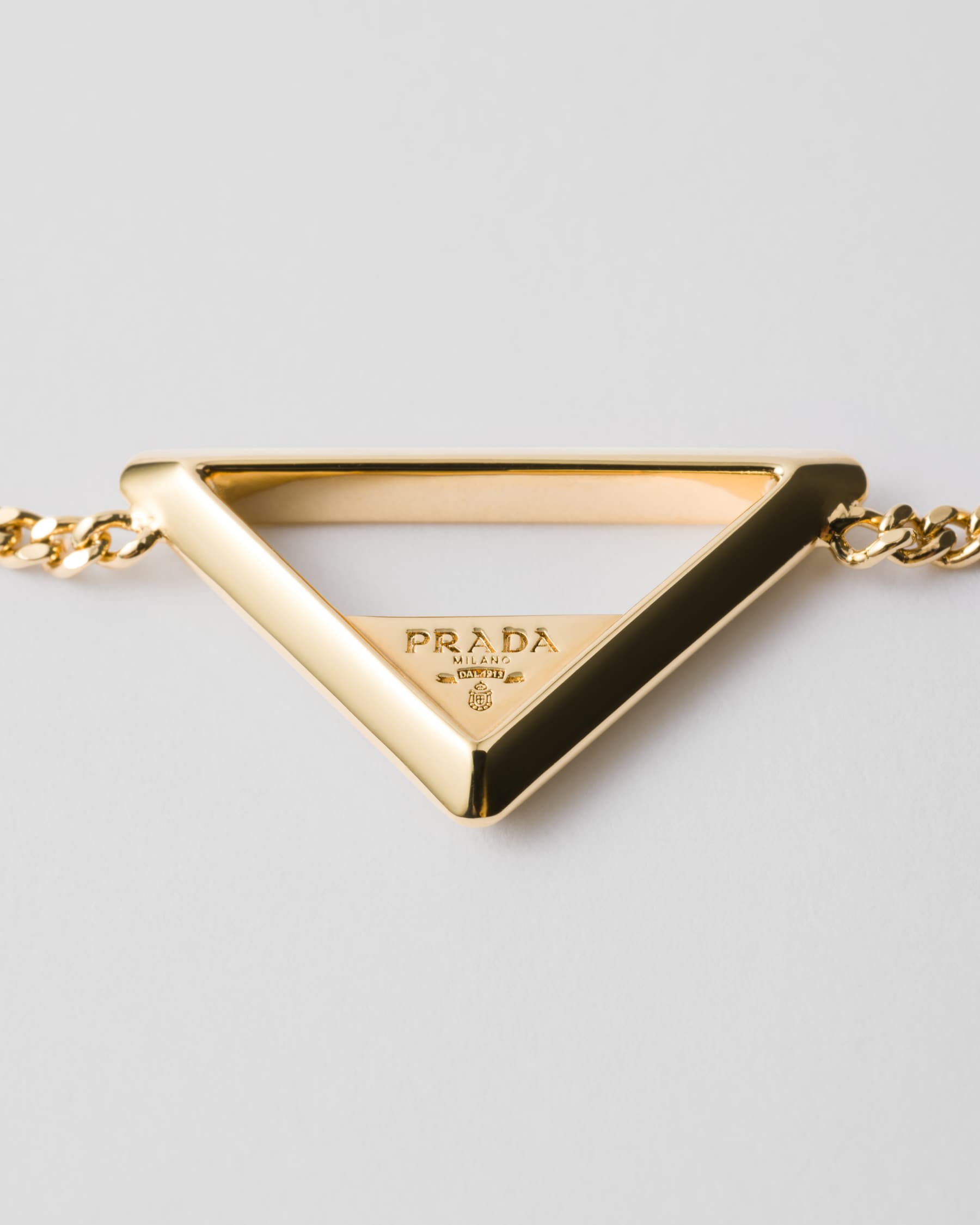 Gold Metal Bracelet | PRADA - United States