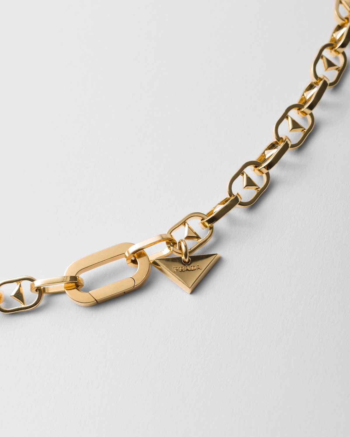 Gold Metal Necklace | PRADA
