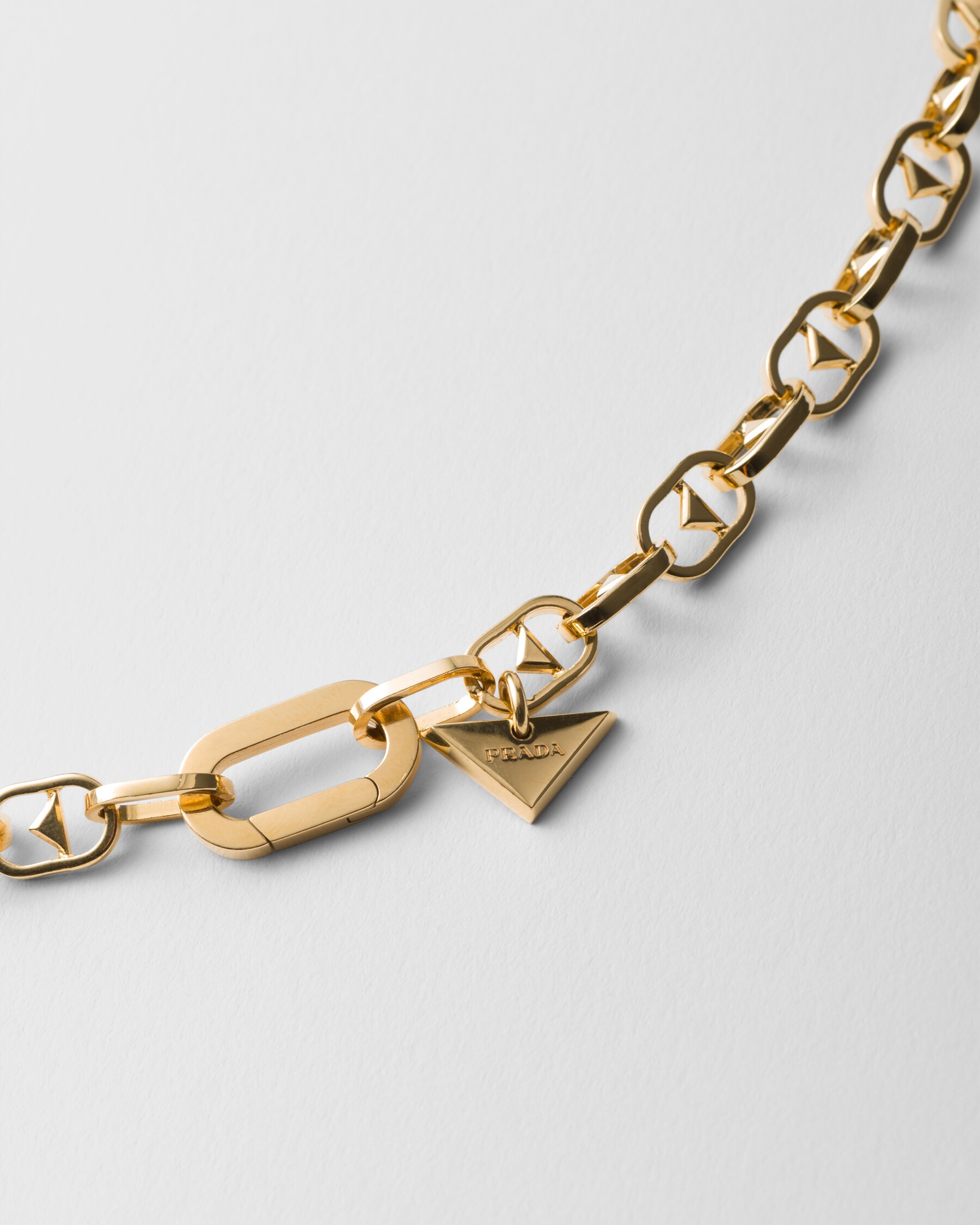 Gold Metal Necklace | PRADA
