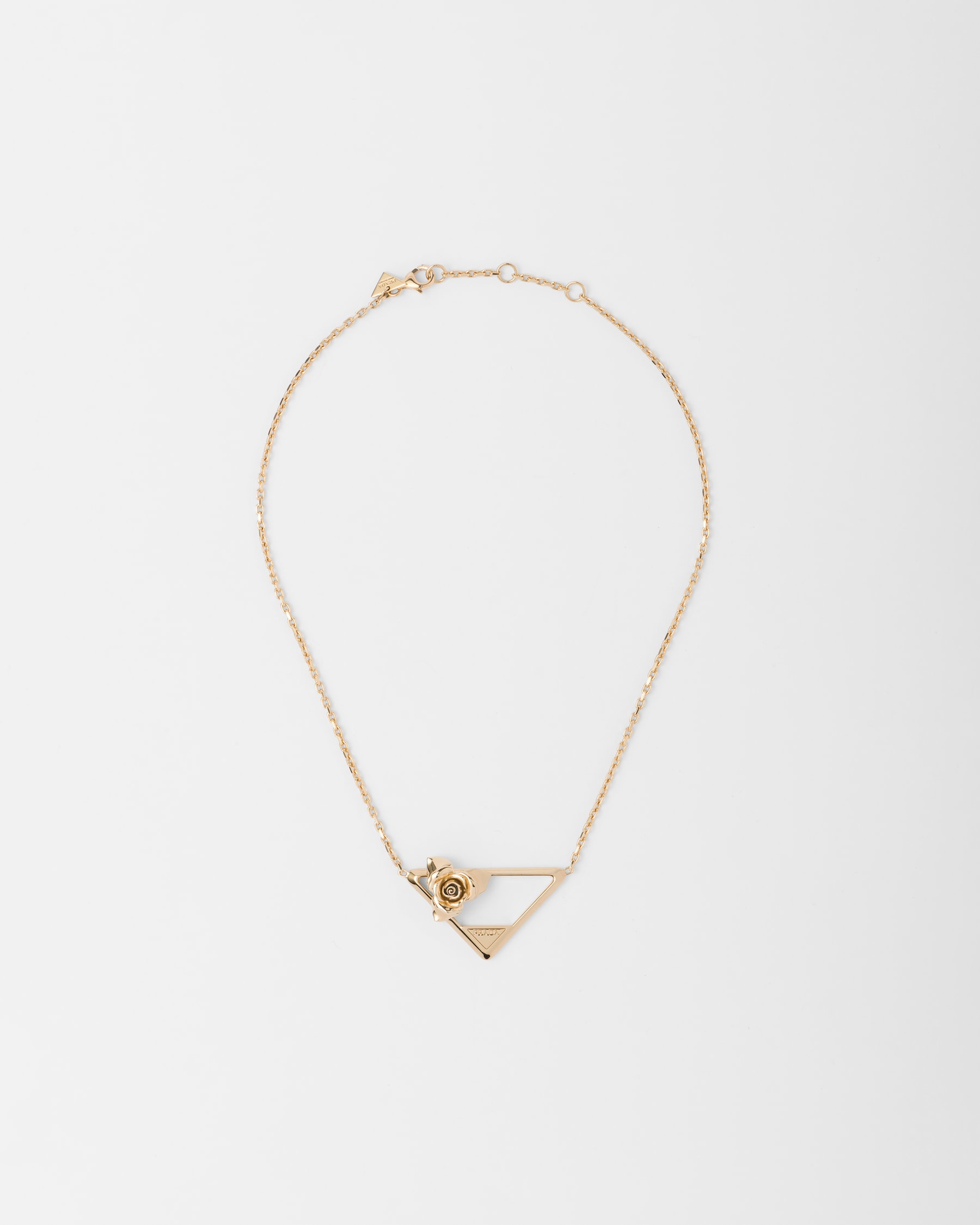 สร้อยคอโลหะ ทอง | PRADA