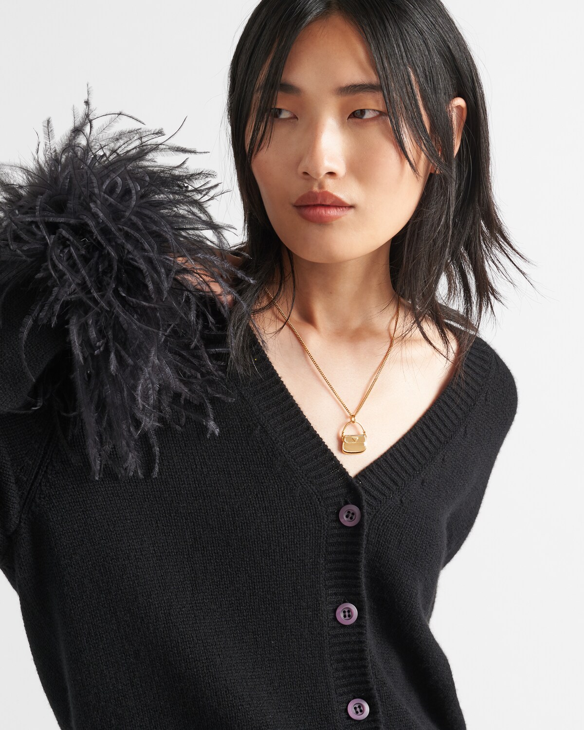 Gold Metal Necklace | PRADA