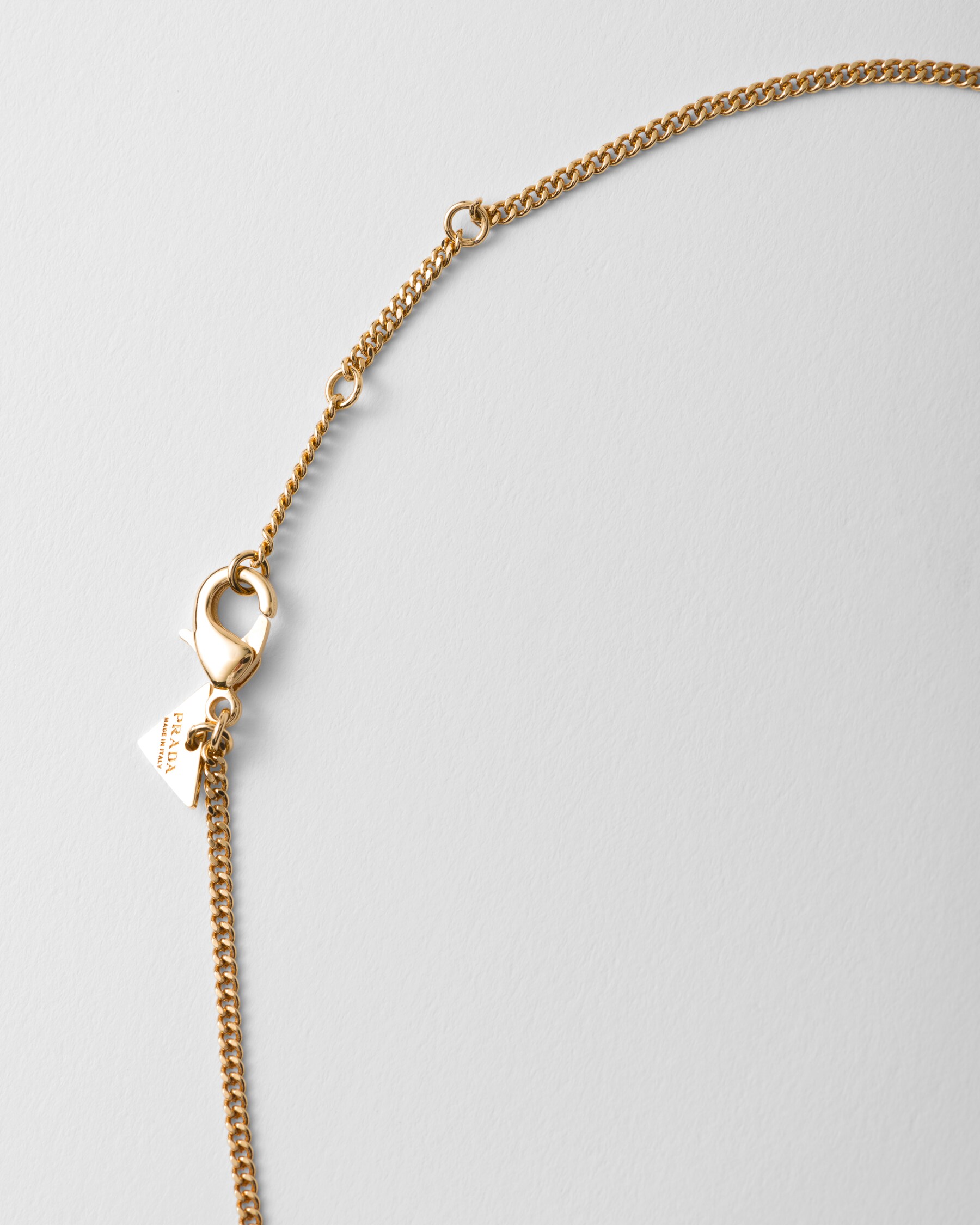 Gold Metal Necklace | PRADA