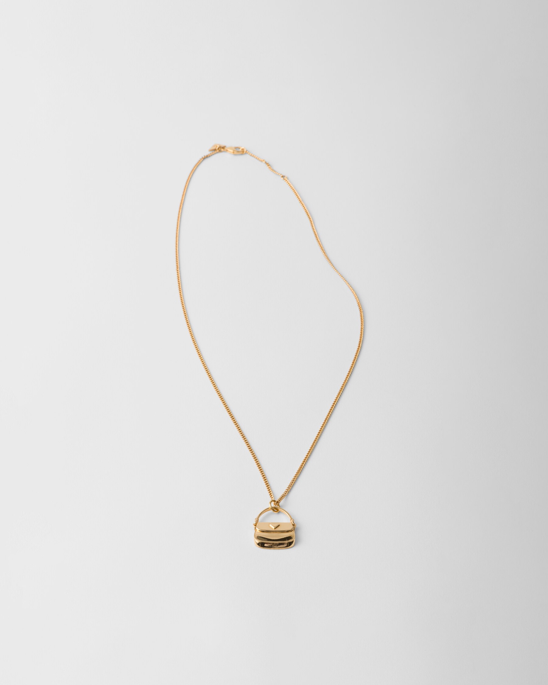 Gold Metal Necklace | PRADA