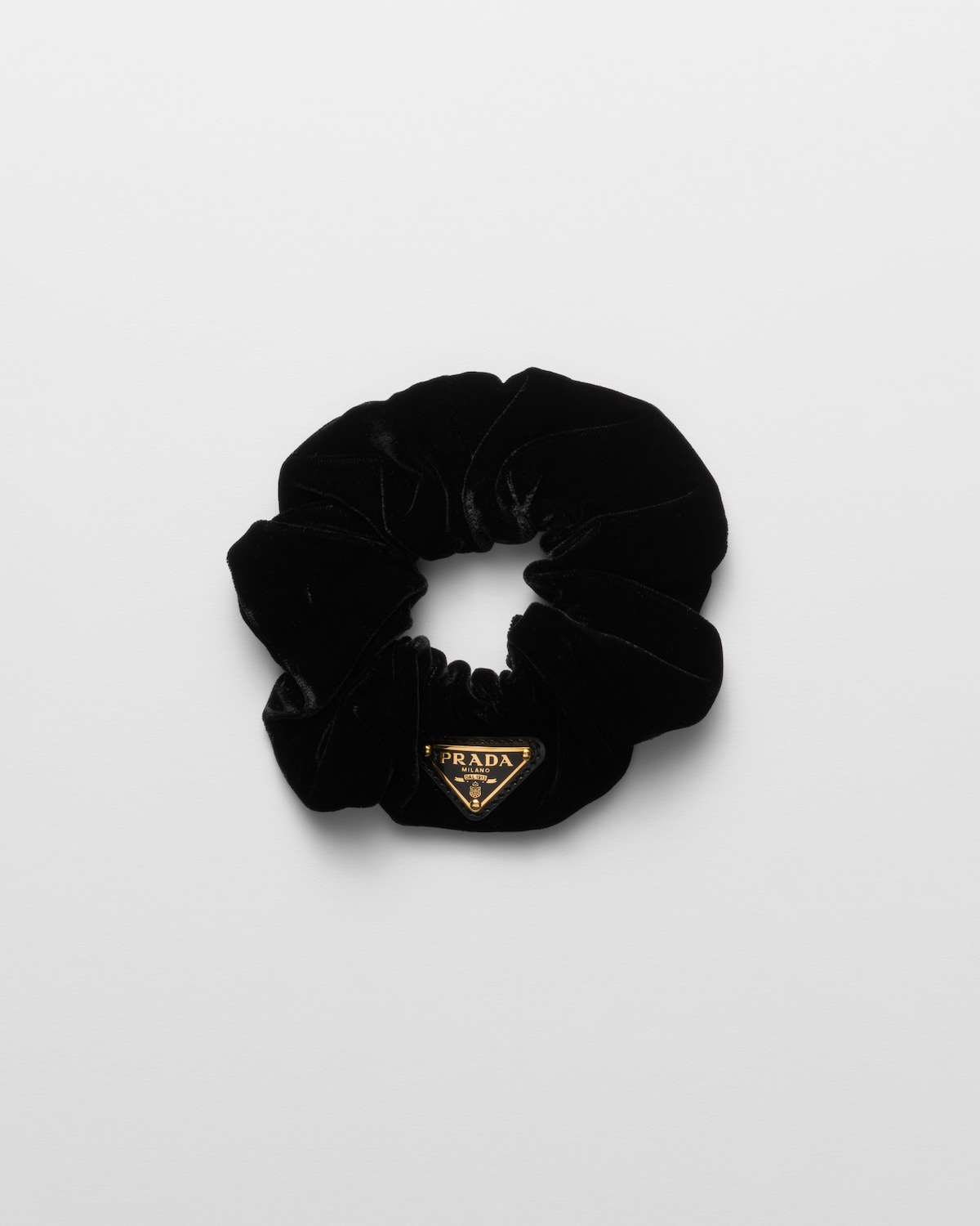 Black Velvet Scrunchie | PRADA