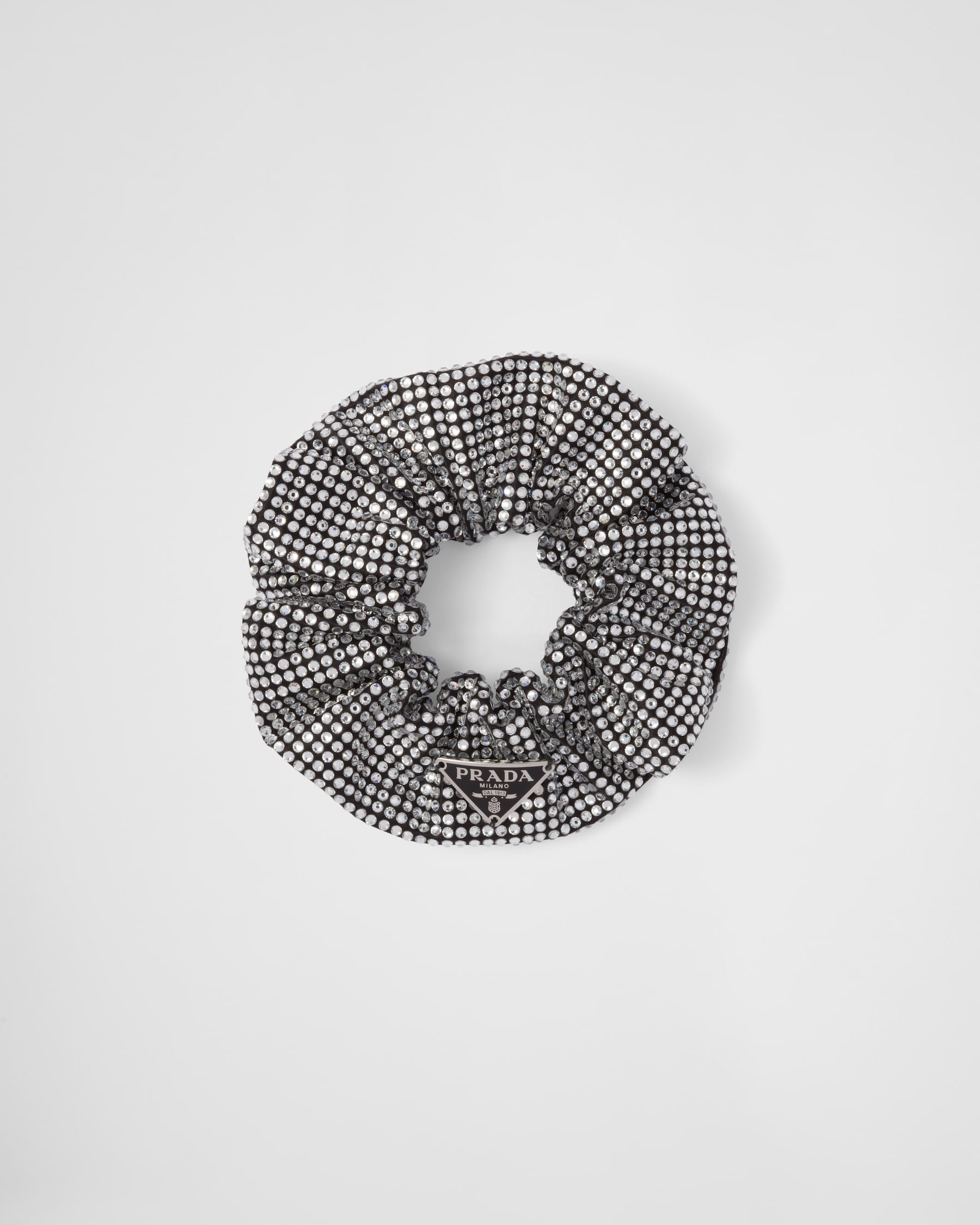 Crystal Satin Scrunchie | PRADA