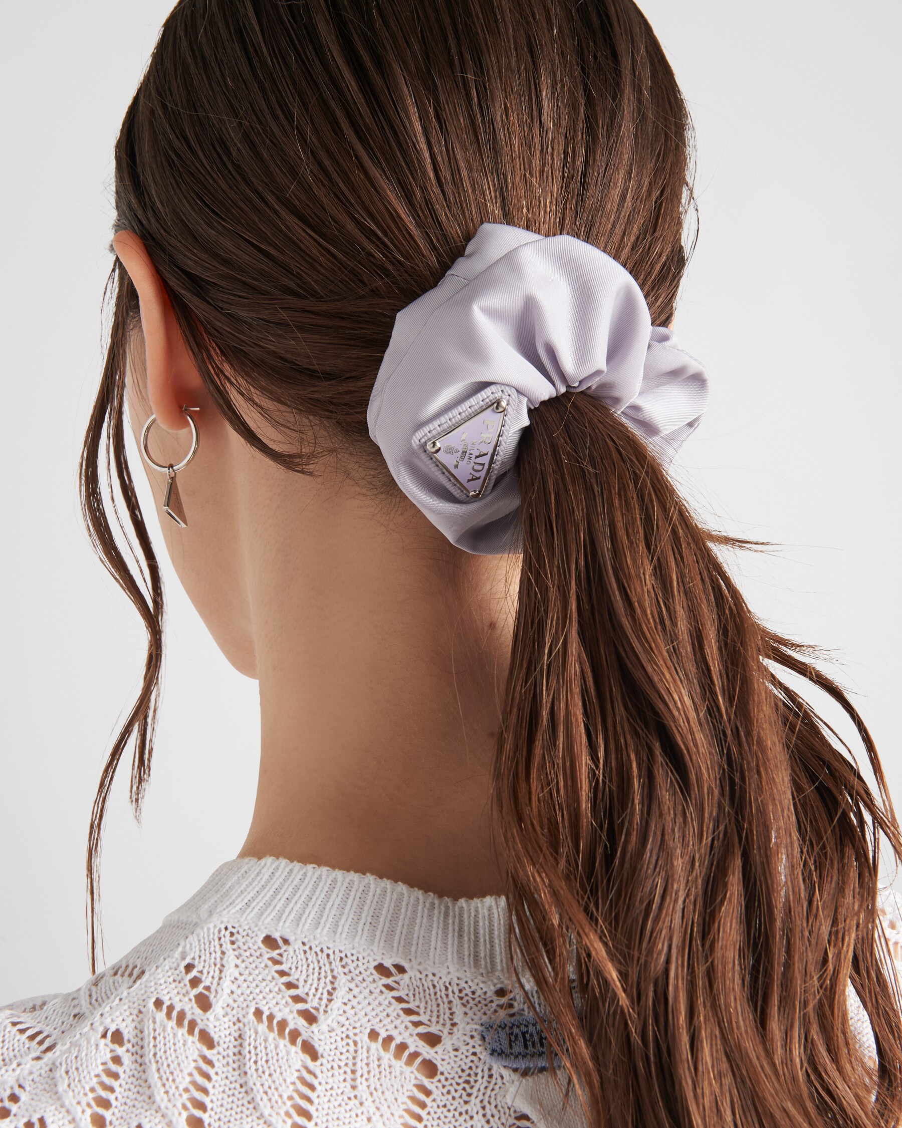 Wisteria Re-nylon Scrunchie | PRADA