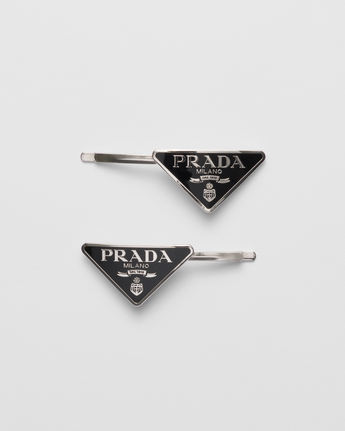 Black Metal Hair Pins | PRADA