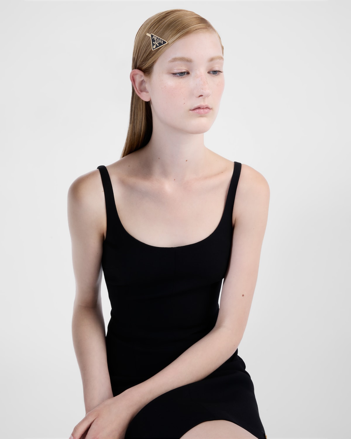 Black Metal Hair Pins | PRADA