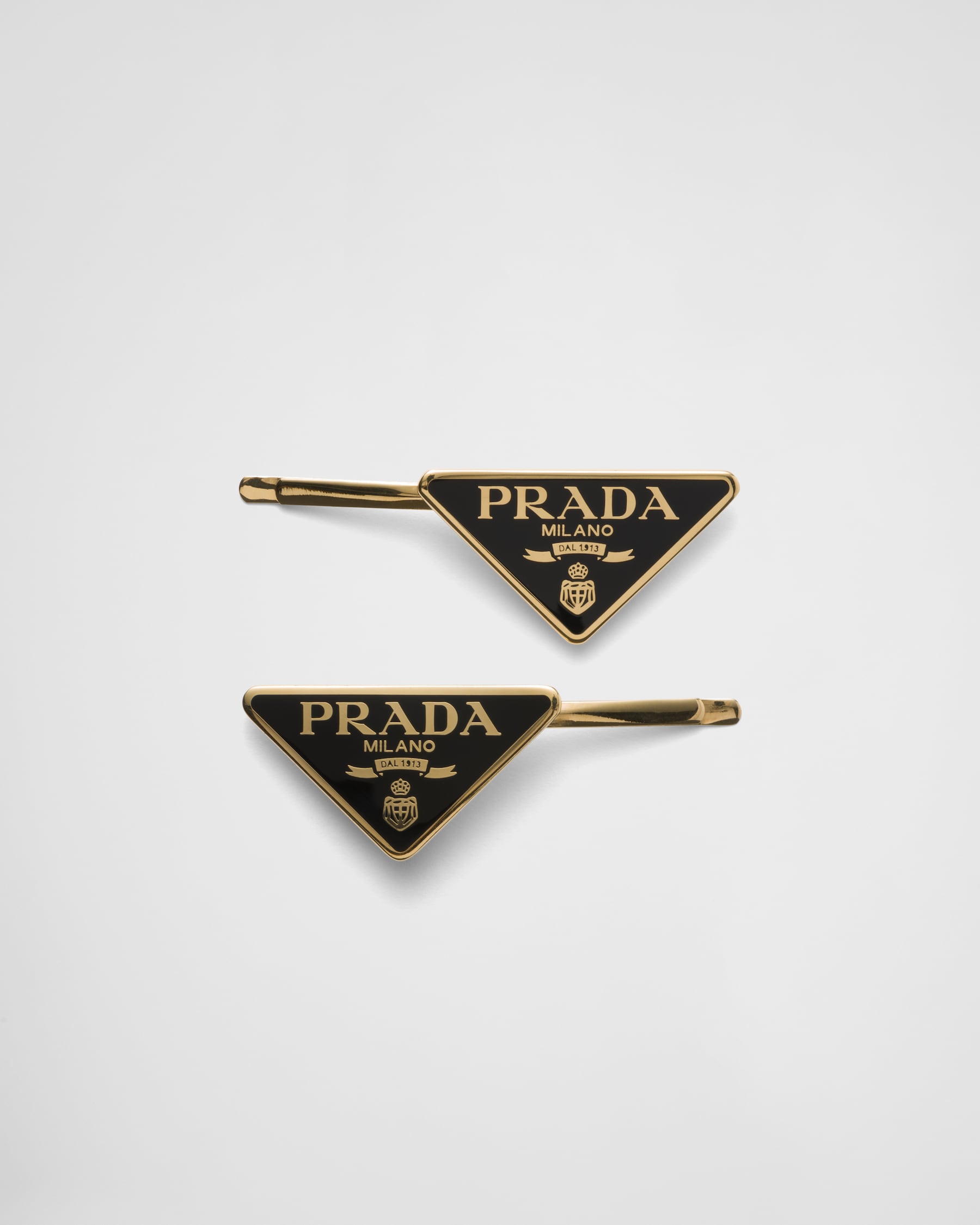 Black Metal Hair Pins | PRADA