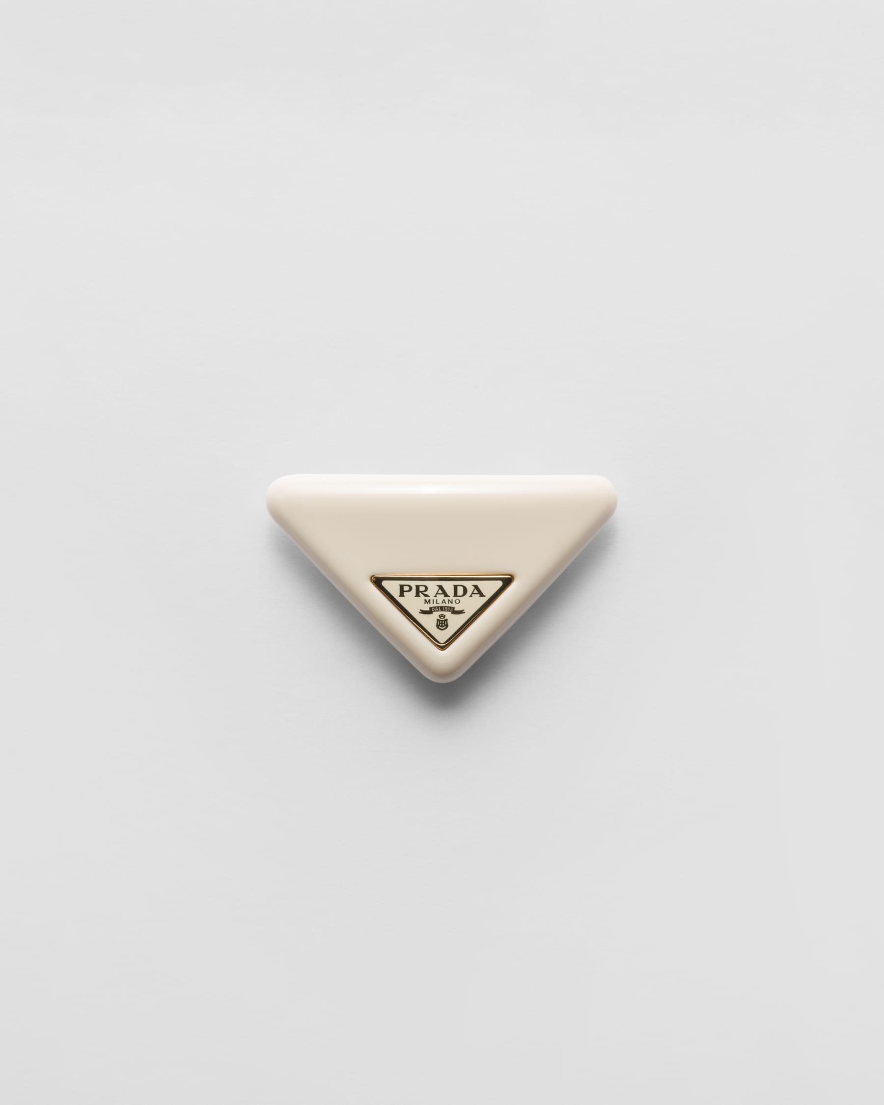 Ivory Plexiglas Hair Clip | PRADA