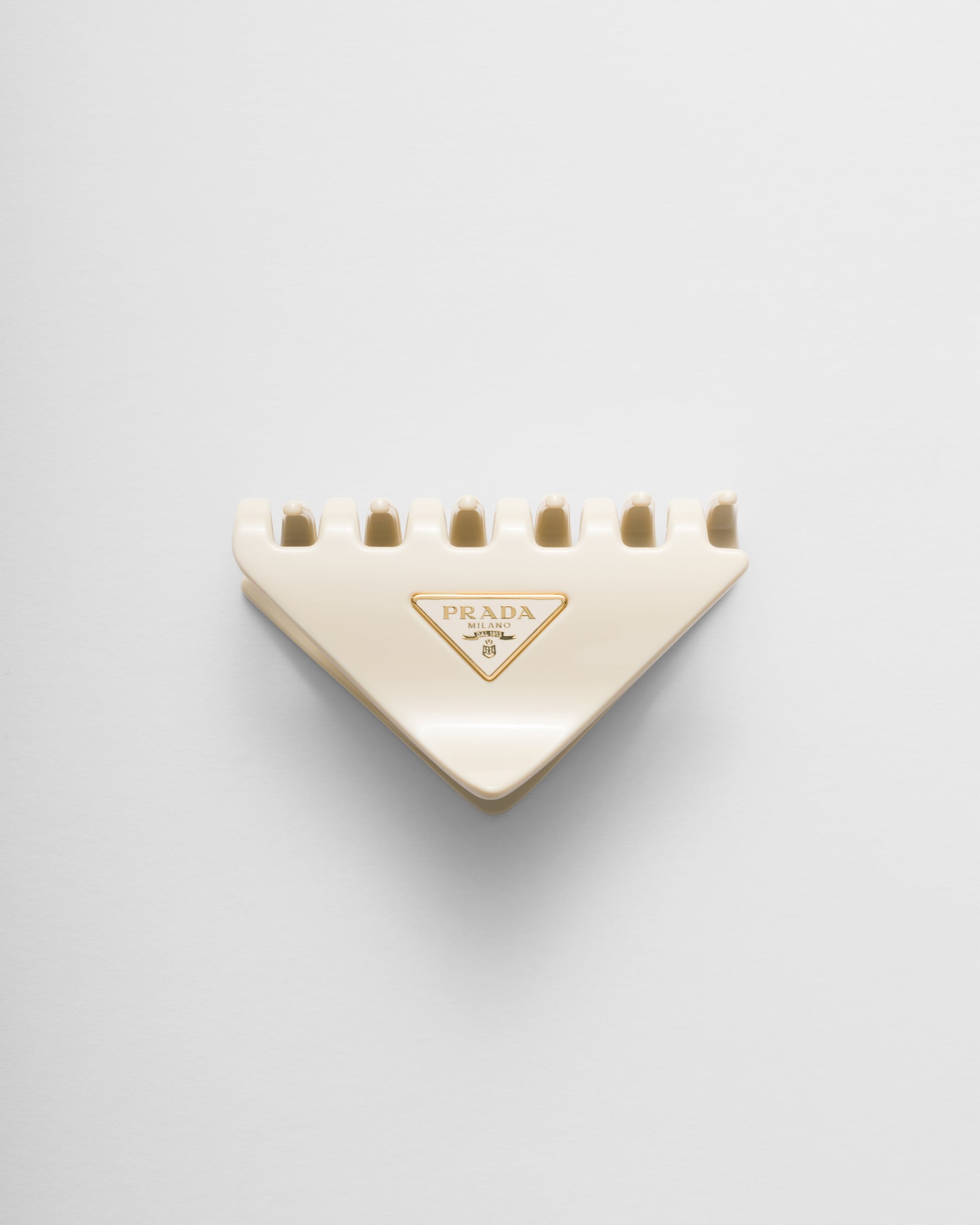 플렉시글라스 클로 클립 아이보리 | PRADA