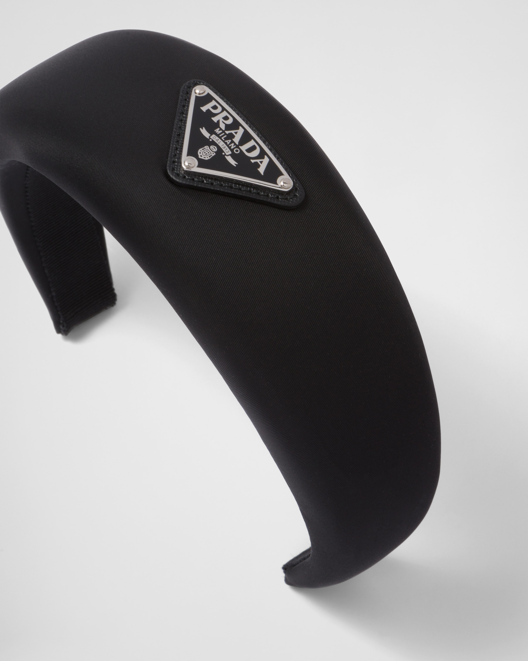 Black Re-nylon Headband | PRADA