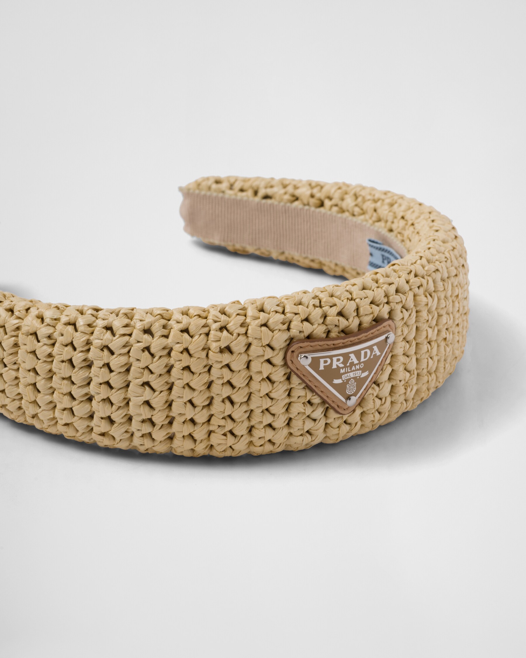 Natural Crochet Headband | PRADA