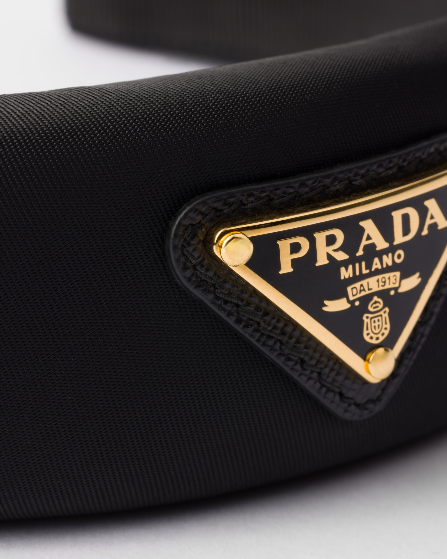 Black Re-nylon Headband | PRADA