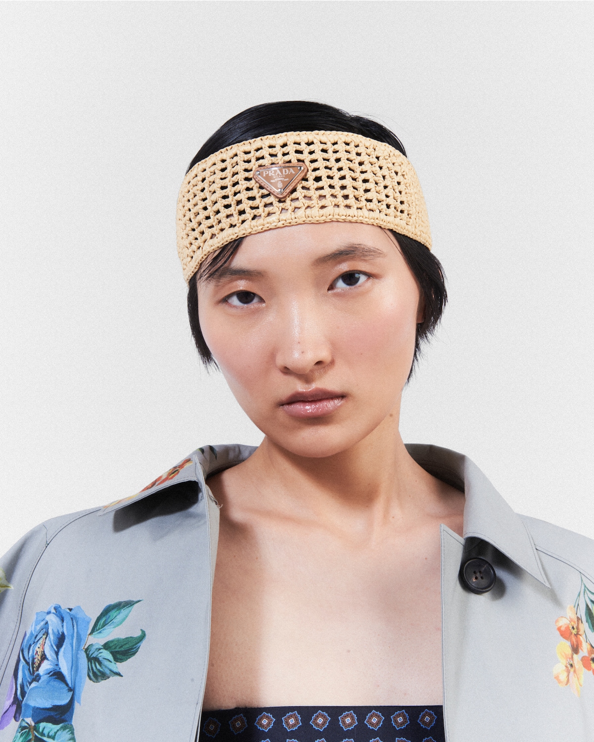 Natural Crochet Hairband | PRADA