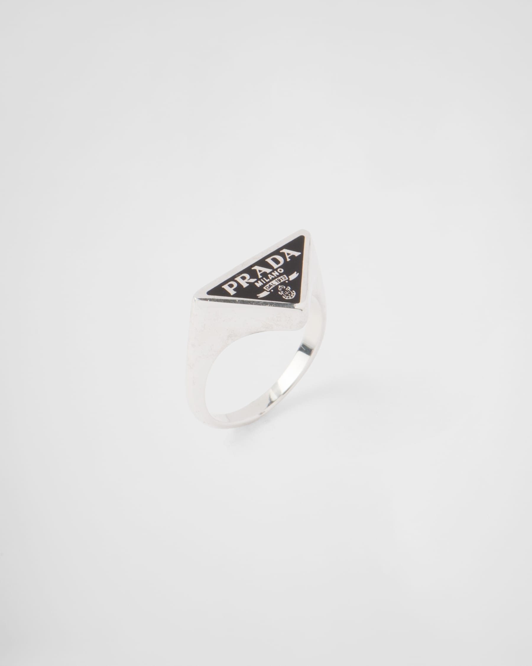 Black Prada Symbole Ring | PRADA