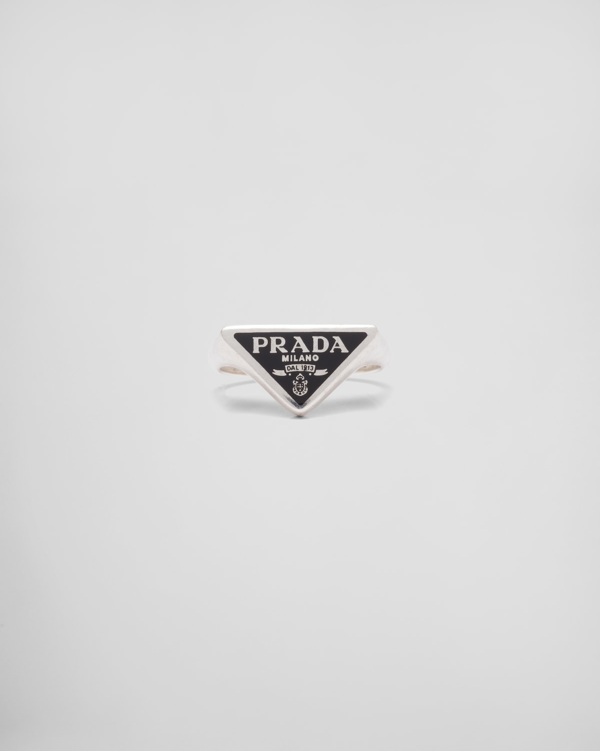 Black Prada Symbole Ring | PRADA