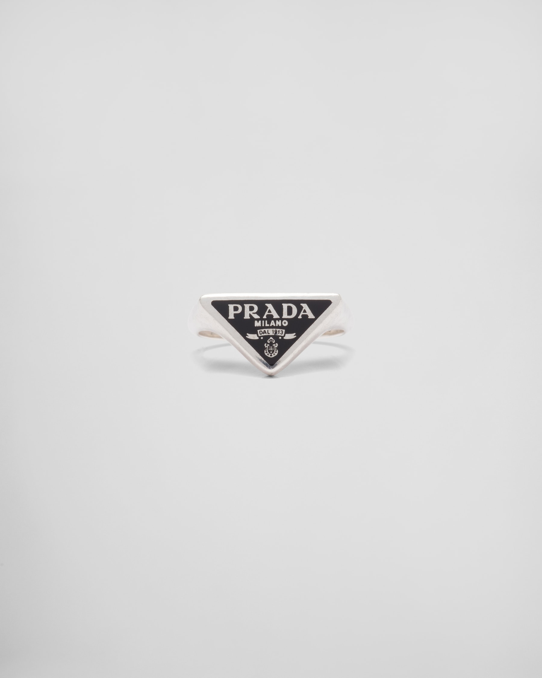 Black Prada Symbole Ring | PRADA