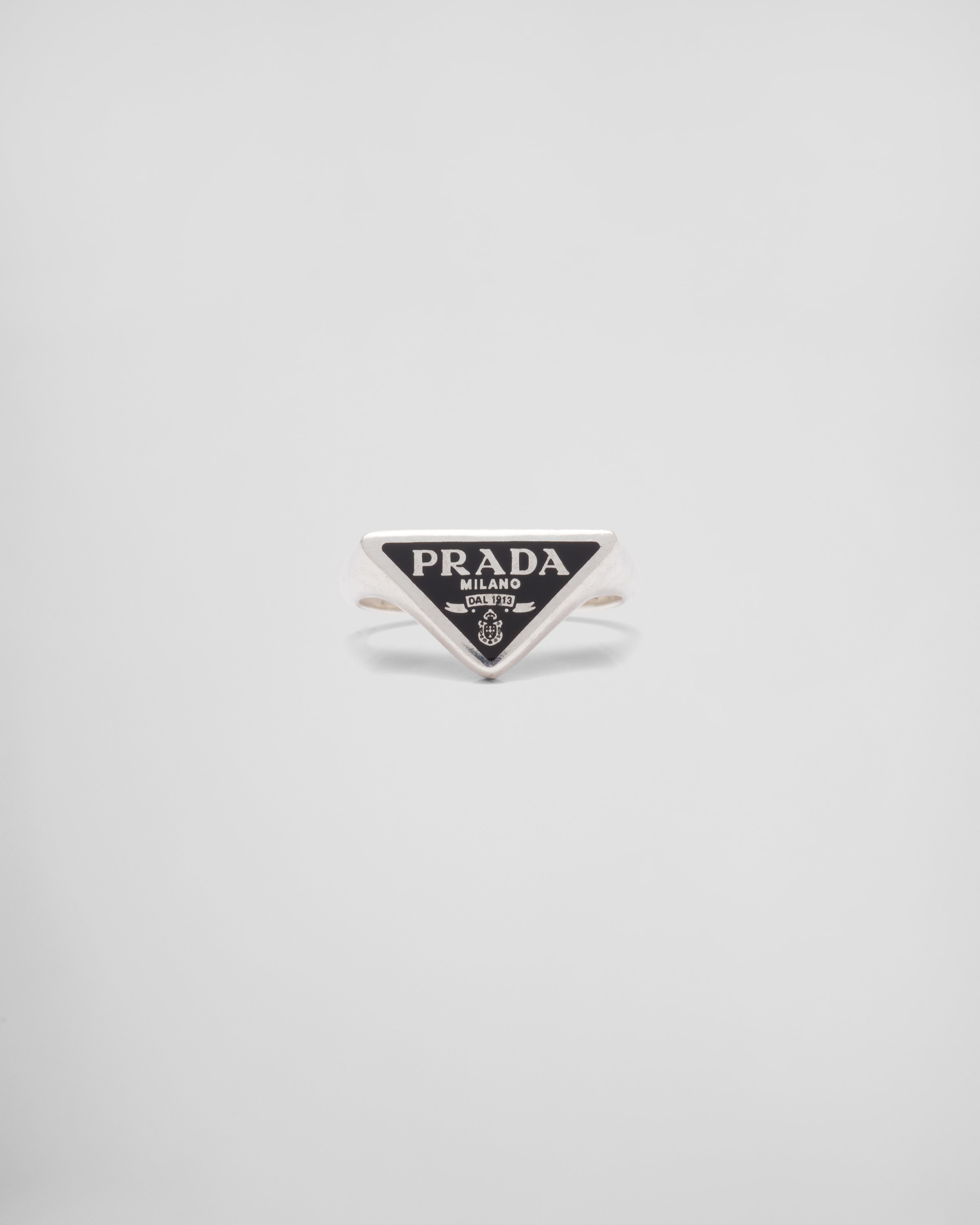 Black Prada Symbole Ring | PRADA