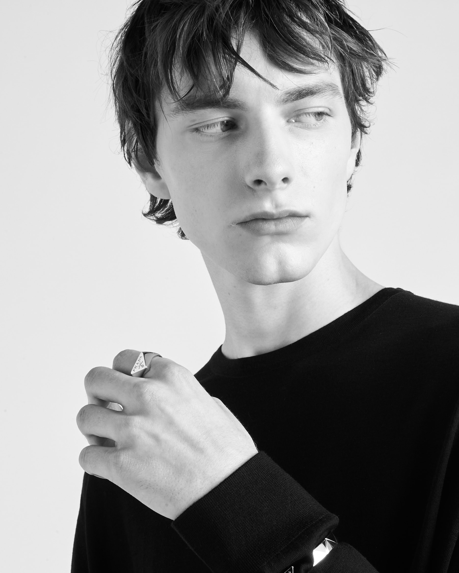 Gold Eternal Gold Signet Ring In Yellow Gold | PRADA