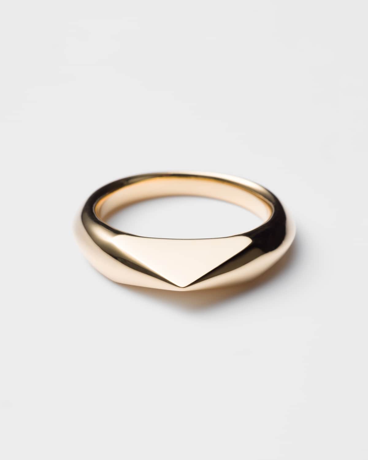 Gold Eternal Gold Ring In Yellow Gold | PRADA